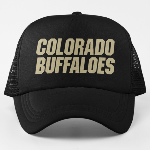 Accessories | New Colorado Buffaloes Wordmark Stack Foam Trucker ...